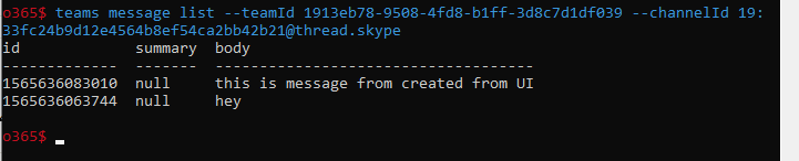 Managing Microsoft Teams With Office 365 Cli Commands Siddharth